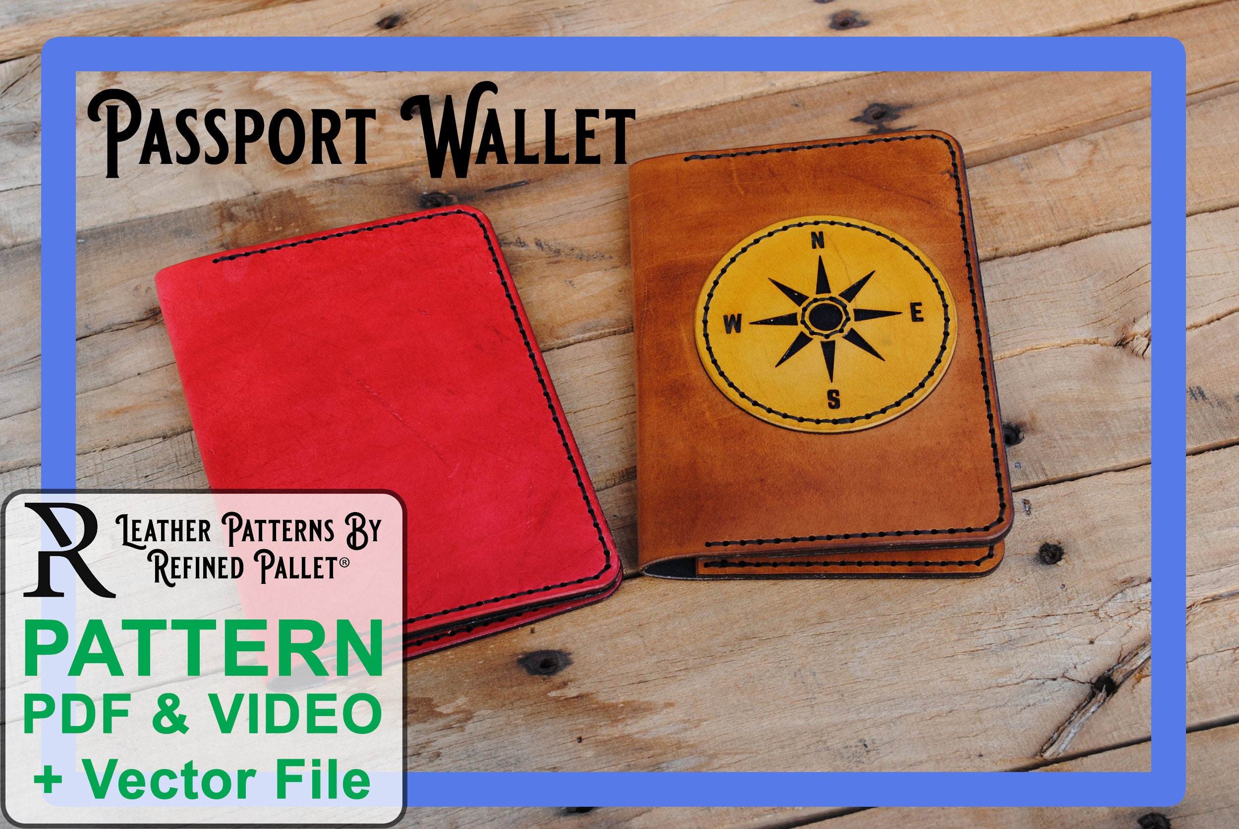 Passport Cover Vector