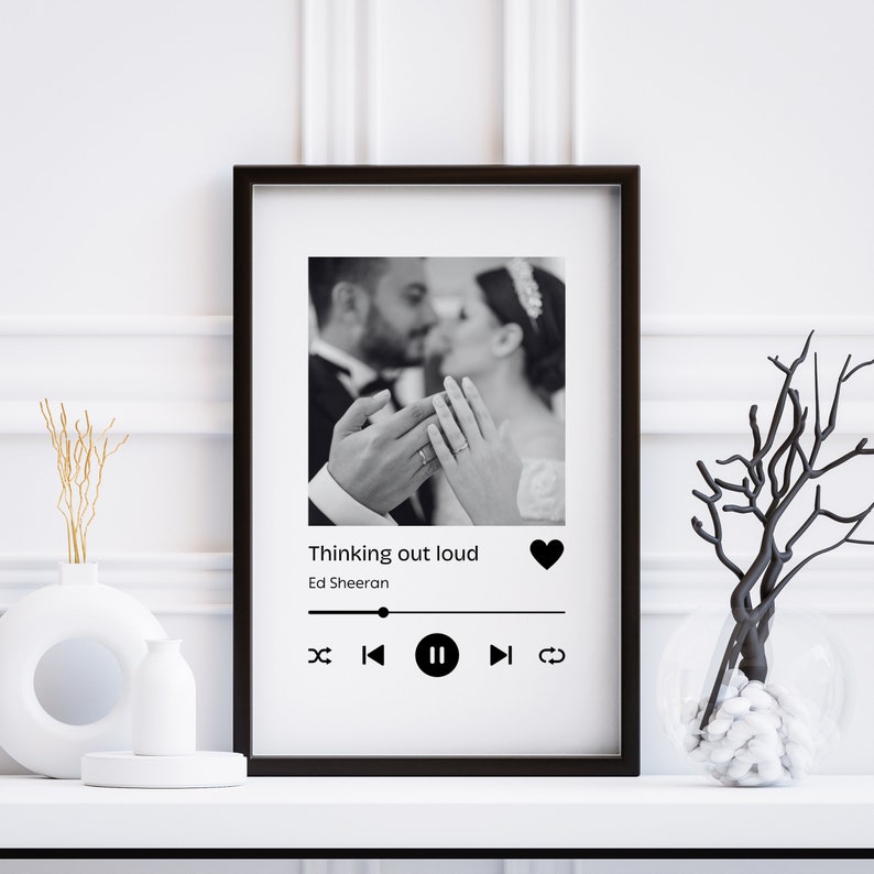 Custom Song Lyrics Art, Favourite Song Personalised Lyric Print, Record ...