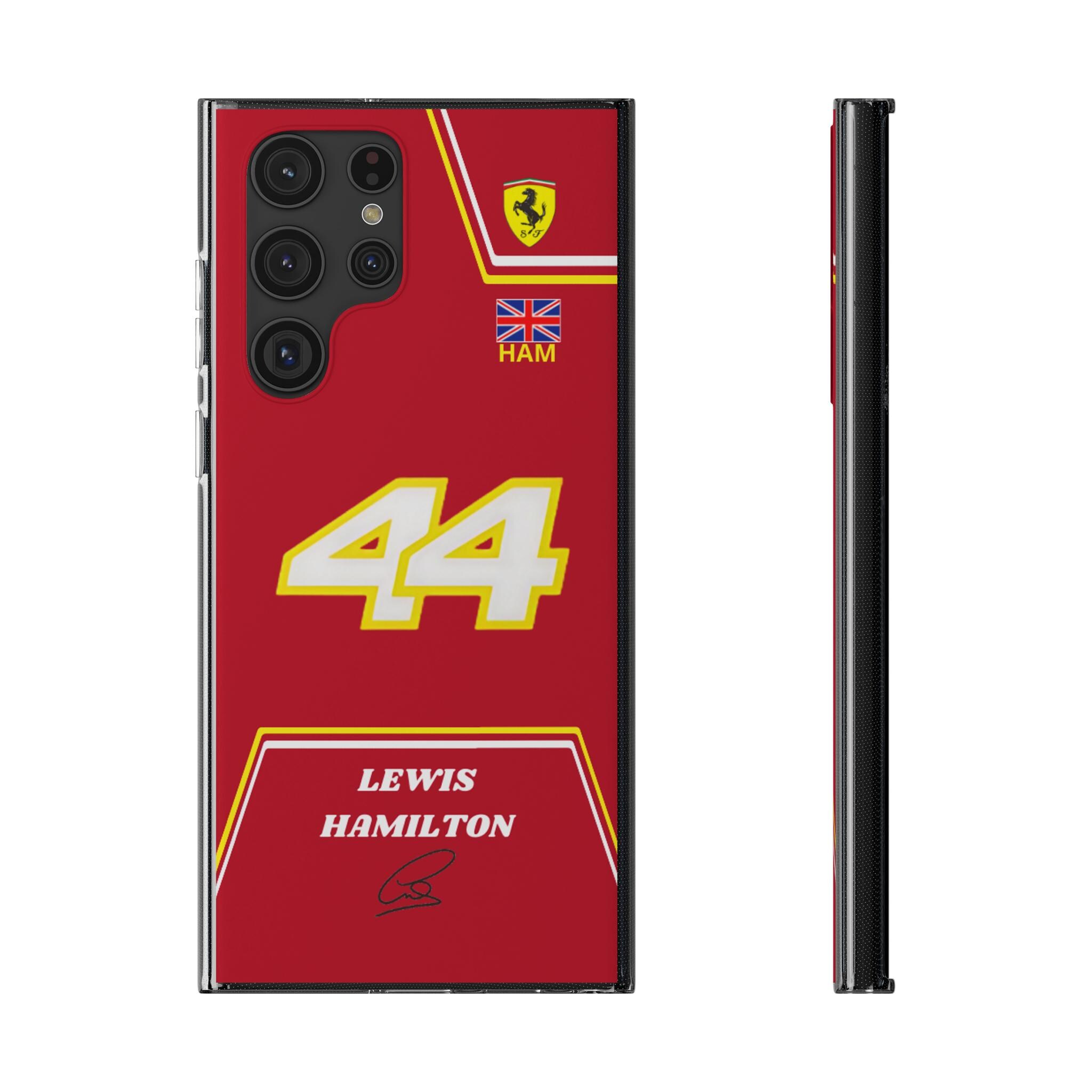 Lewis Hamilton Ferrari Soft Phone Case, Formula 1 Racing Gift, iPhone ...