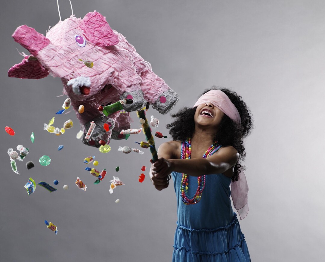 Ready-to-party Piñata - Filled With Toys, Sweets, and Chocolates - Etsy UK