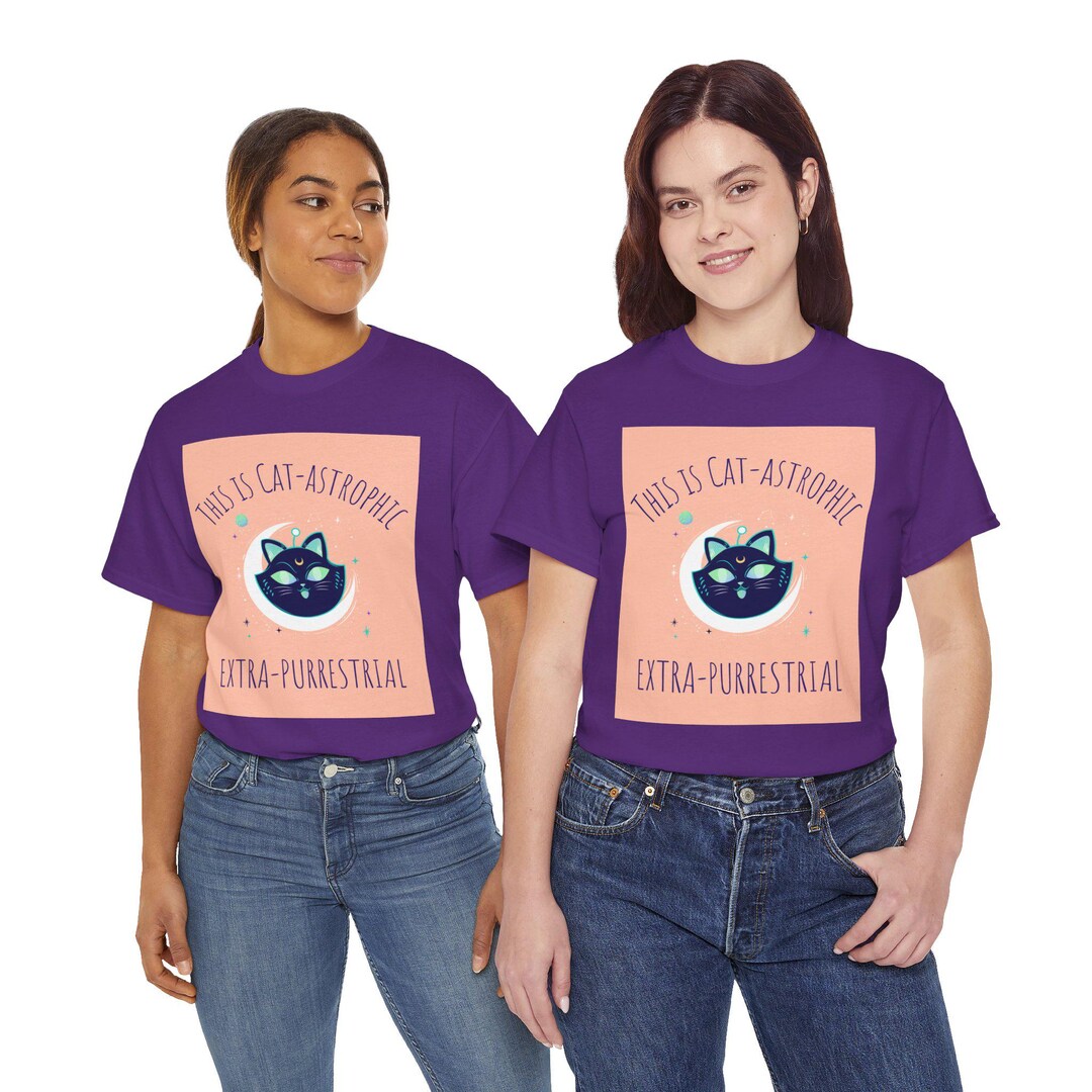 Cat-astrophic Extra-purrrspective Tee: Funny Cat Lover Unisex T-shirt ...