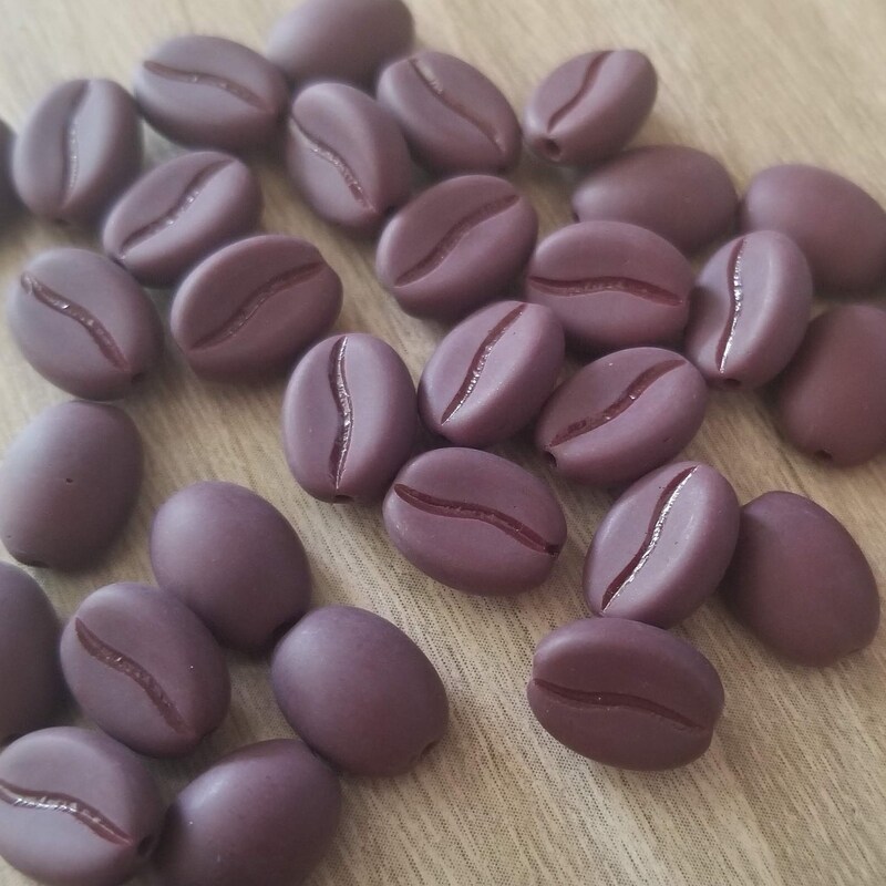 Coffee Bean Beads - Etsy