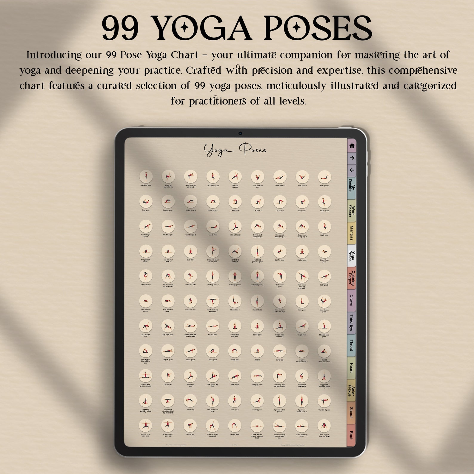 Digital Chakra Zenfolio, Chakra Themed Journal, Chakra Planner, Zen ...