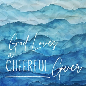 God Loves a Cheerful Giver Bible Lesson - Digital Download - Etsy