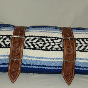 Leather Blanket Roll/ Motorcyle Blanket Carrier/bedroll/serape - Etsy