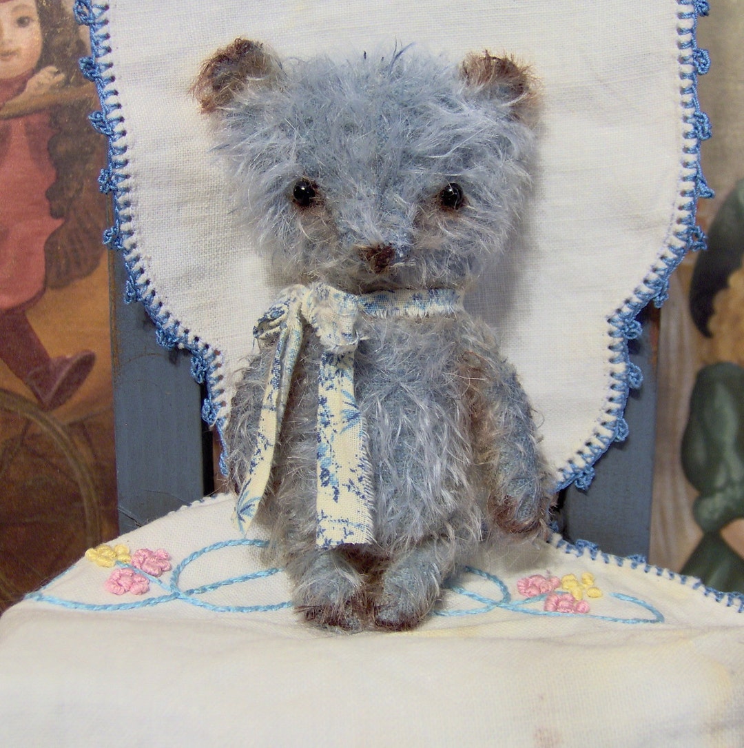 Bear Pattern Primitive Mini Mohair Style Sewing Digital E File Teddy - Etsy