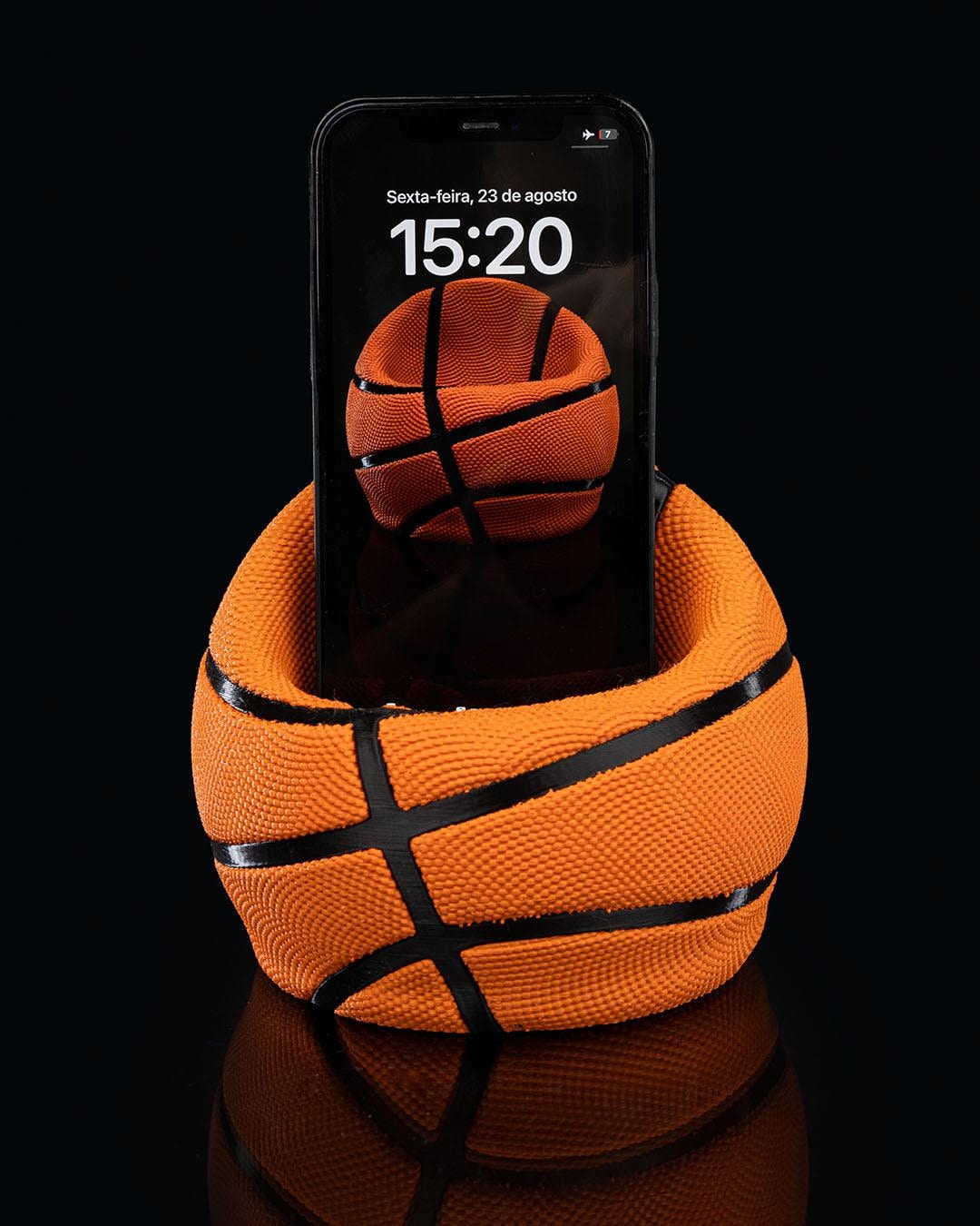 Basketball Phone Holder – 3d-printed Smartphone Stand | NBA Fan Gift ...