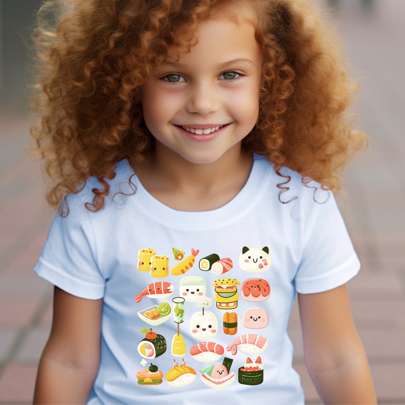 Sushi Png Trendy Cute Funny Png Japanese Food PNG Shirt Sublimation Art ...