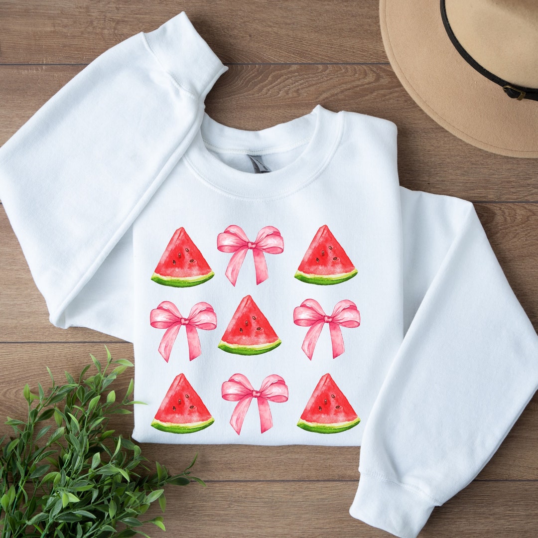 Watermelon Png Coquette Watermelon Png Pink Bow Png Trendy Summer Png ...