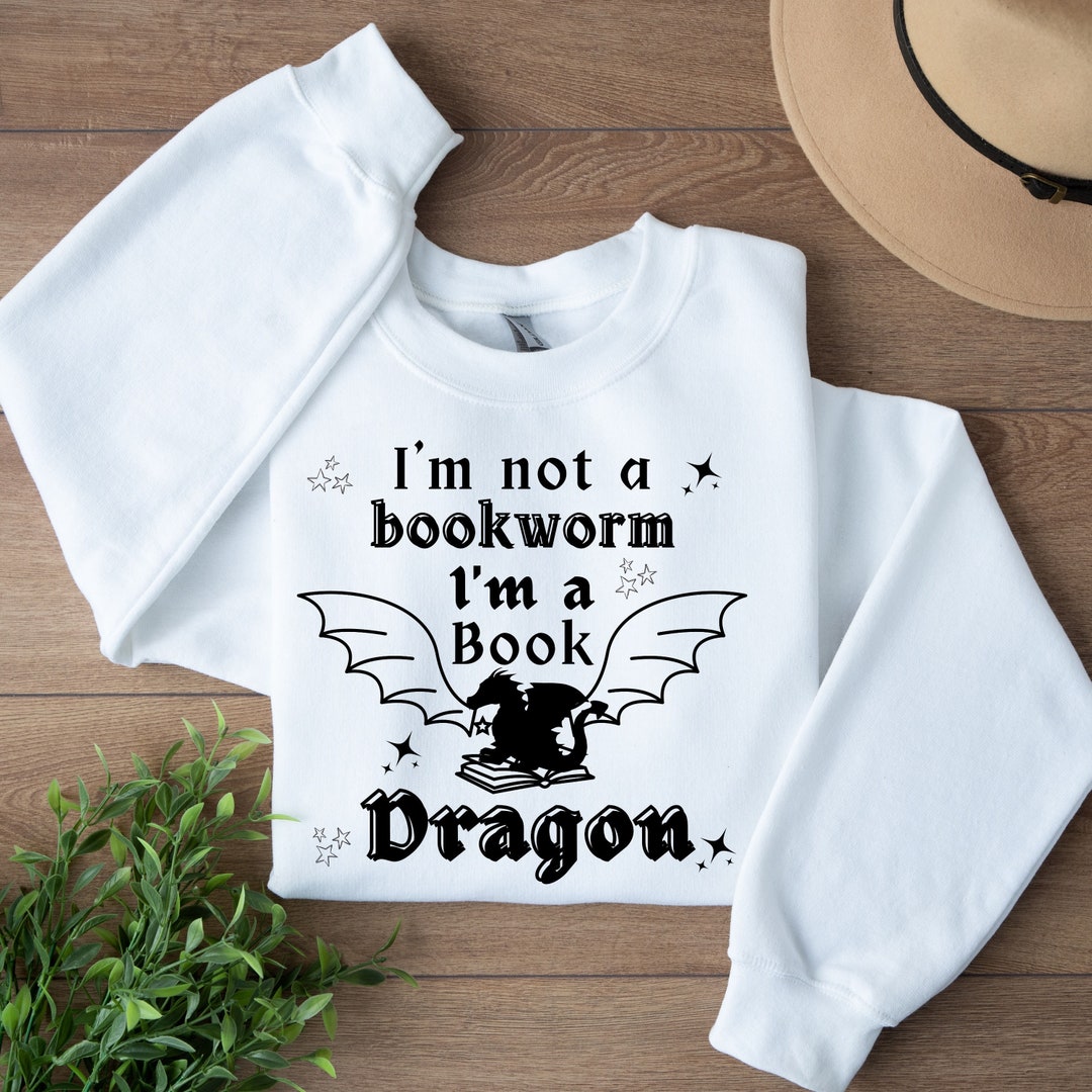 I'm Not a Bookworm I'm a Book Dragon Png Dragon Png, Book Quote Png ...