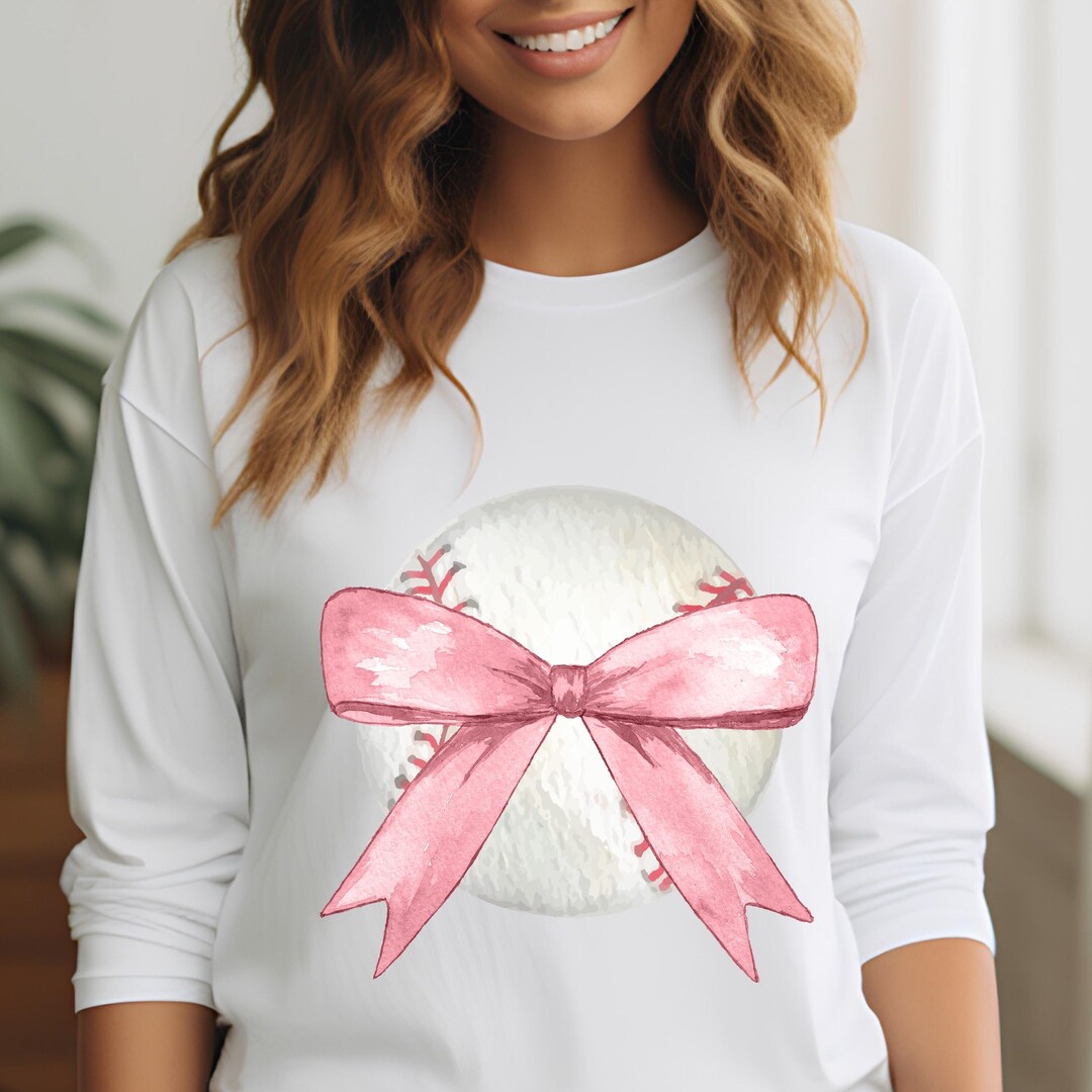 Coquette Baseball Png Coquette Bow Png Girly Girl Bow Aesthetic PNG ...