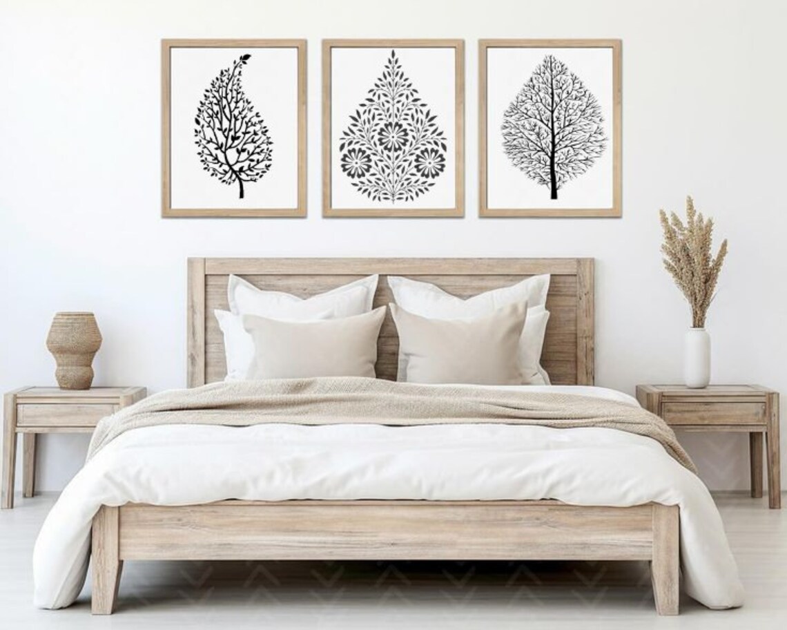 Minimalist Nature Art Digital Download Modern Botanical Prints for Home ...