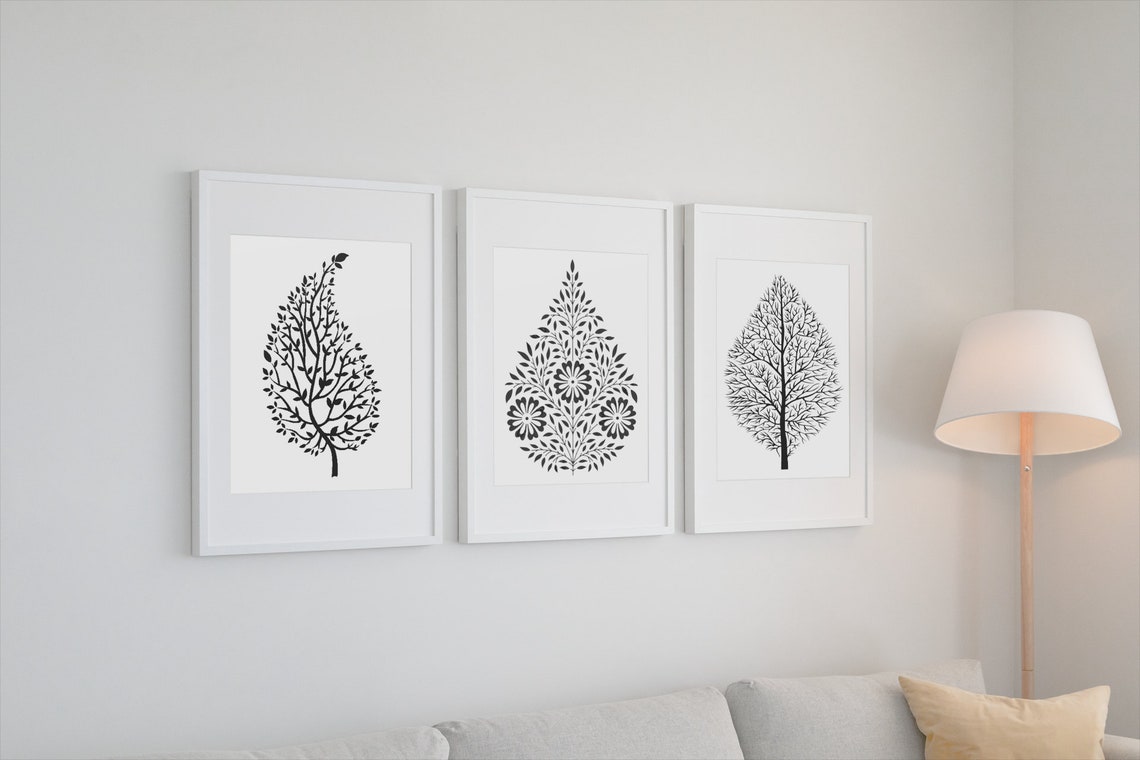 Minimalist Nature Art Digital Download Modern Botanical Prints for Home ...