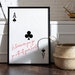 Playing Card Poster, Poker-themed Wall Art, Casino Decor, Game Room ...