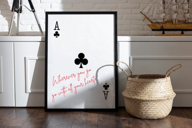 Playing Card Poster, Poker-themed Wall Art, Casino Decor, Game Room ...