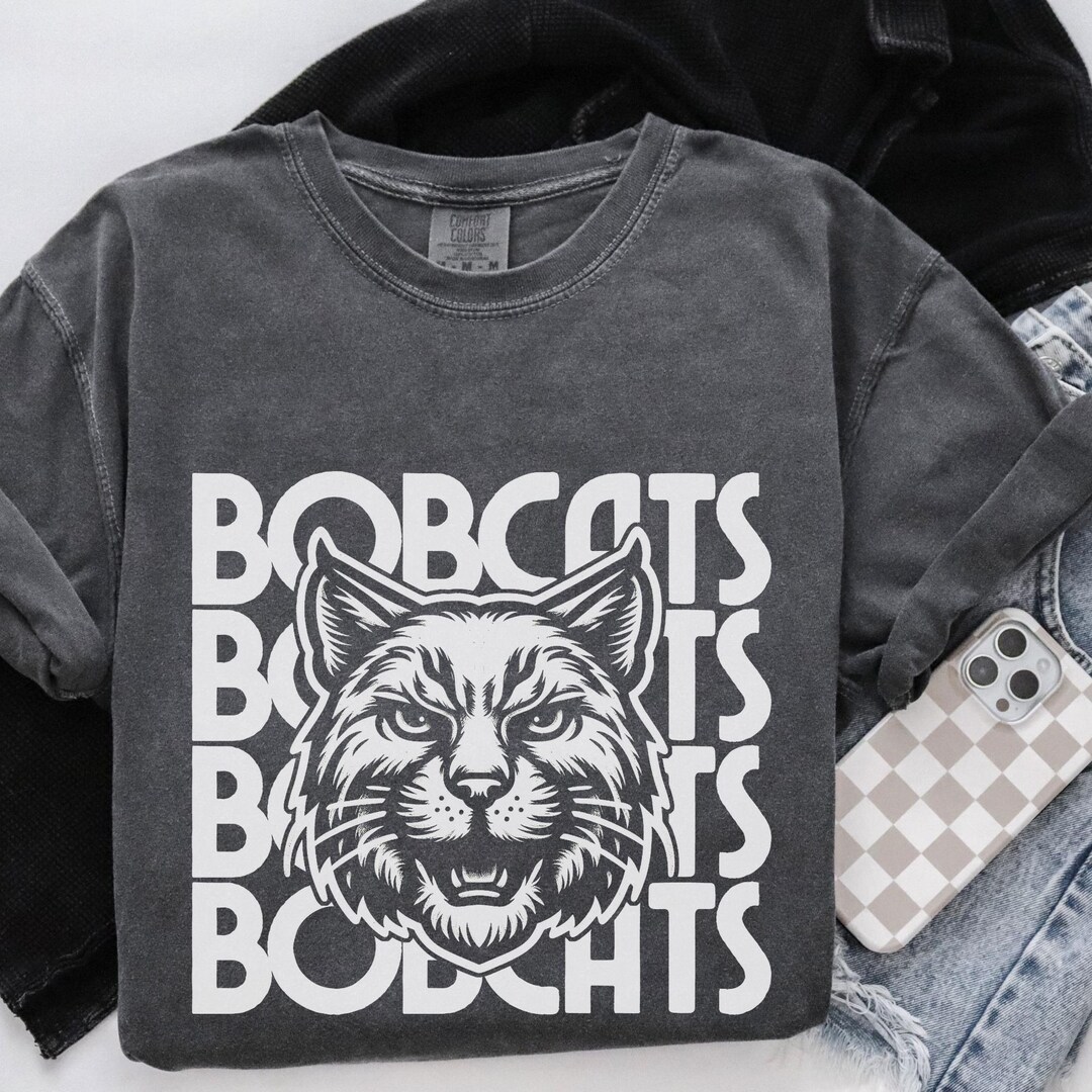 Bobcats Mascot Shirt Bobcats Shirt Comfort Colors Back to School ...