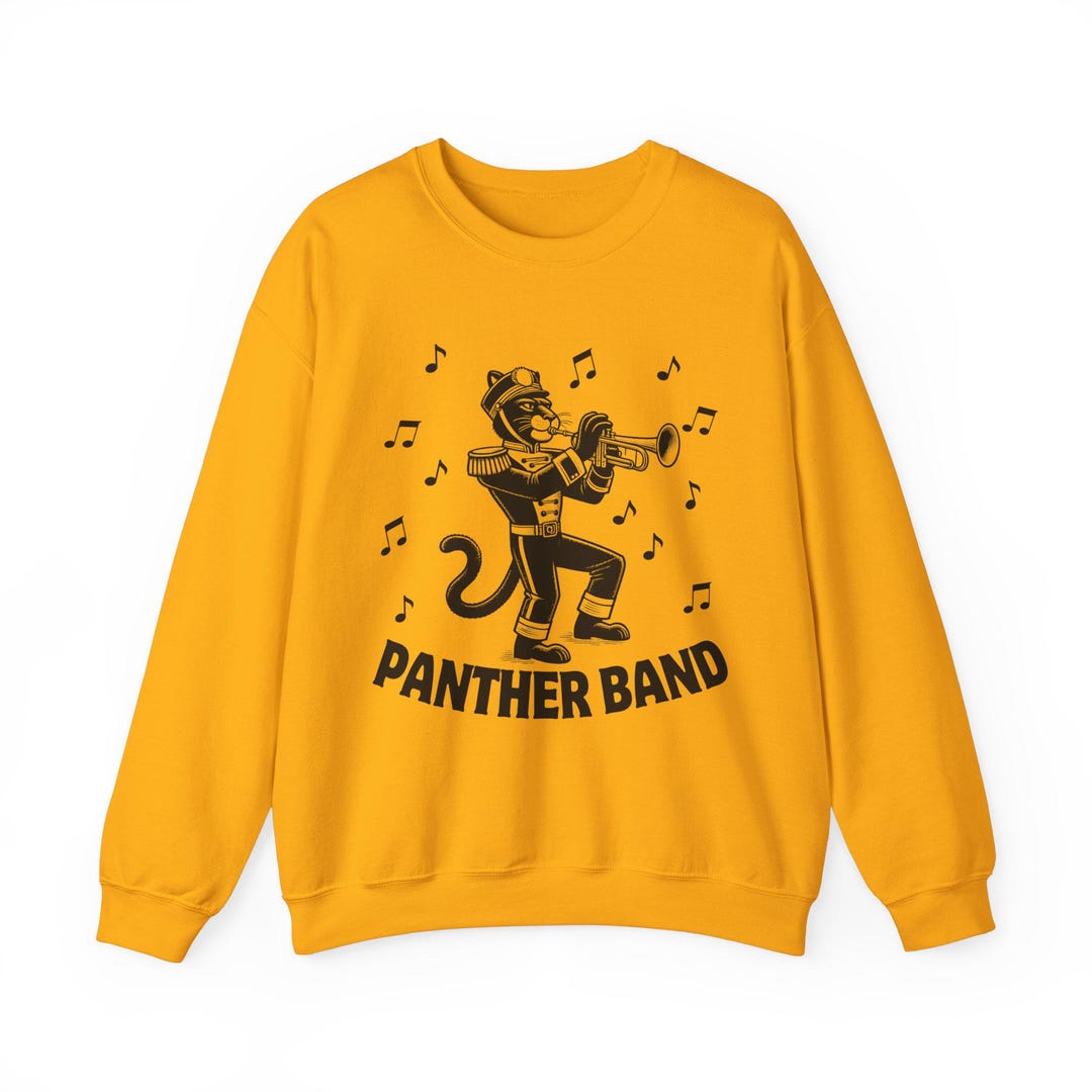 Panther Marching Band Sweatshirt Panthers Band Panthers Mascot School ...