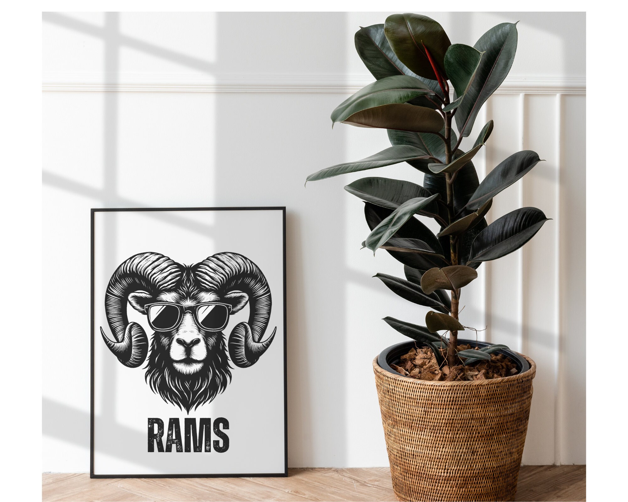 Rams PNG JPEG Rams Poster Ram Sublimation Print Shirt Ram Mascot - Etsy