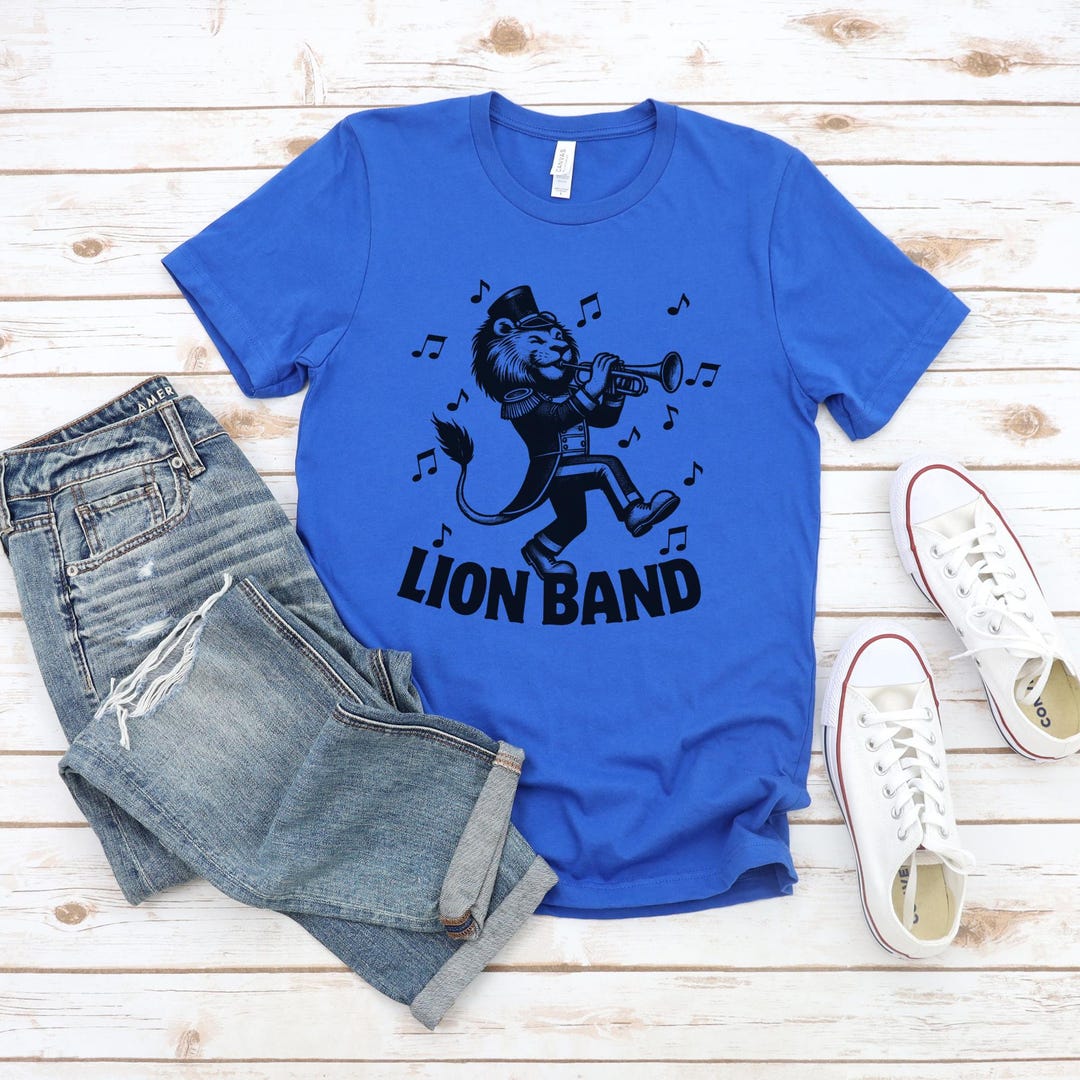 Lion Marching Band Shirt Lions Band Lions Mascot School Band Shirt ...