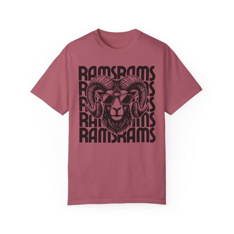 Rams Shirt Retro Rams Mascot Comfort Colors Rams Shirt Retro Style ...