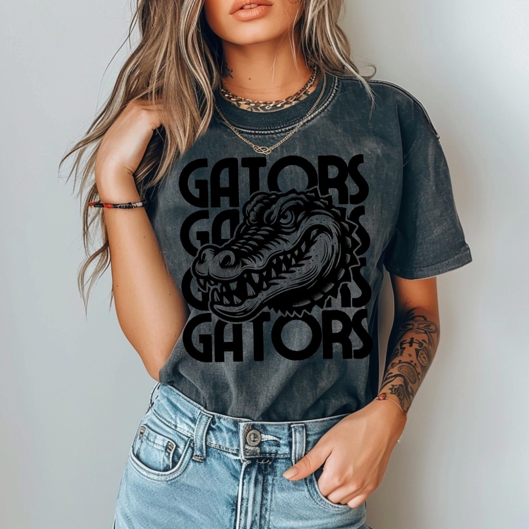 Gators Shirt Retro Gators Mascot Comfort Colors Gators Tee Retro Style ...