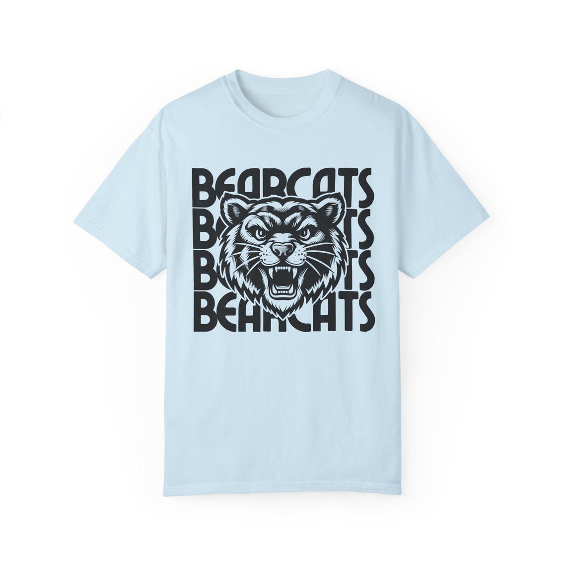 Bearcats Shirt Retro Bearcat Mascot Comfort Colors Bearcat Shirt Retro ...