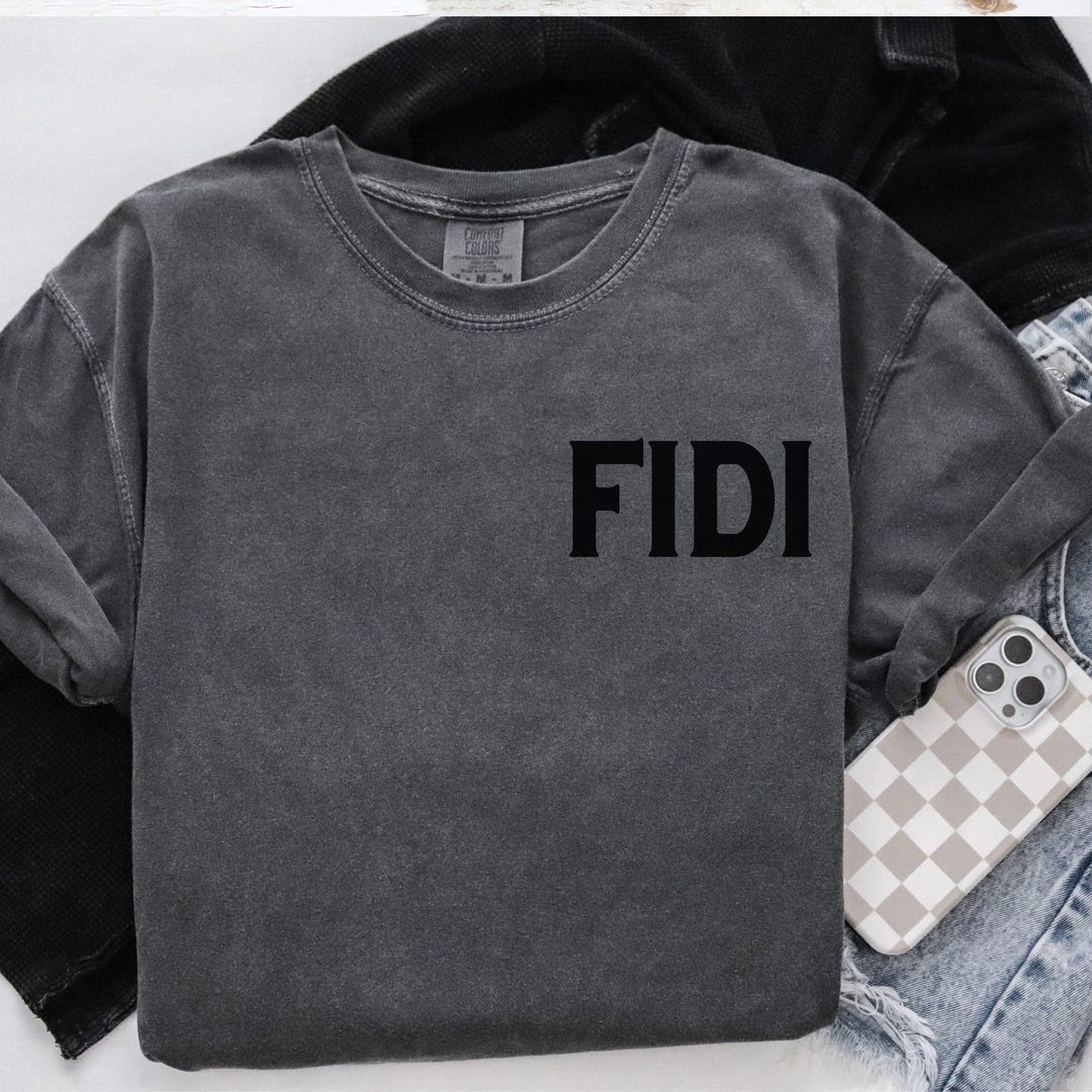 Fidi Financial District NYC Shirt NYC Neighborhoods New York City Shirt ...