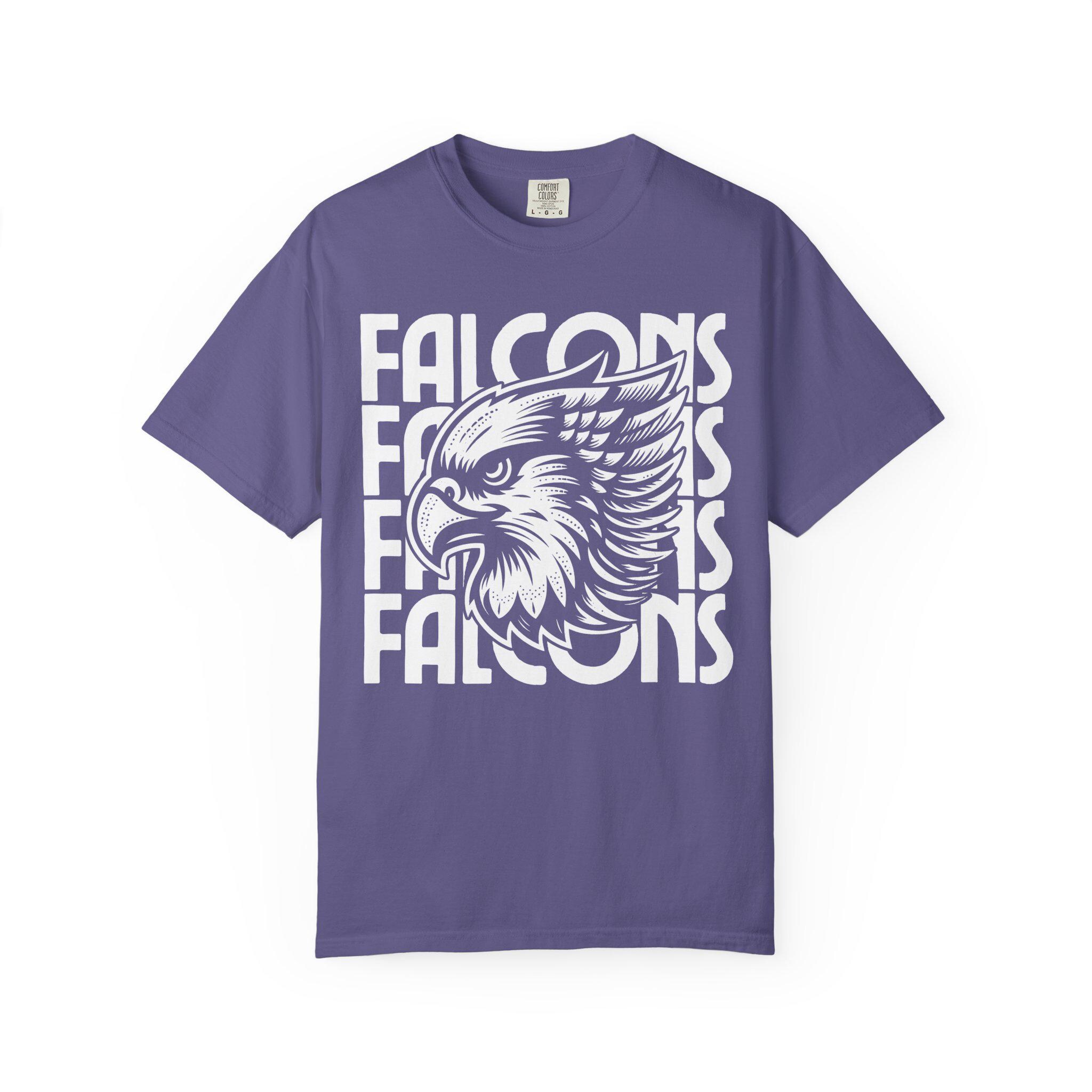 Falcons Mascot Shirt Falcons Shirt Comfort Colors Back to School ...