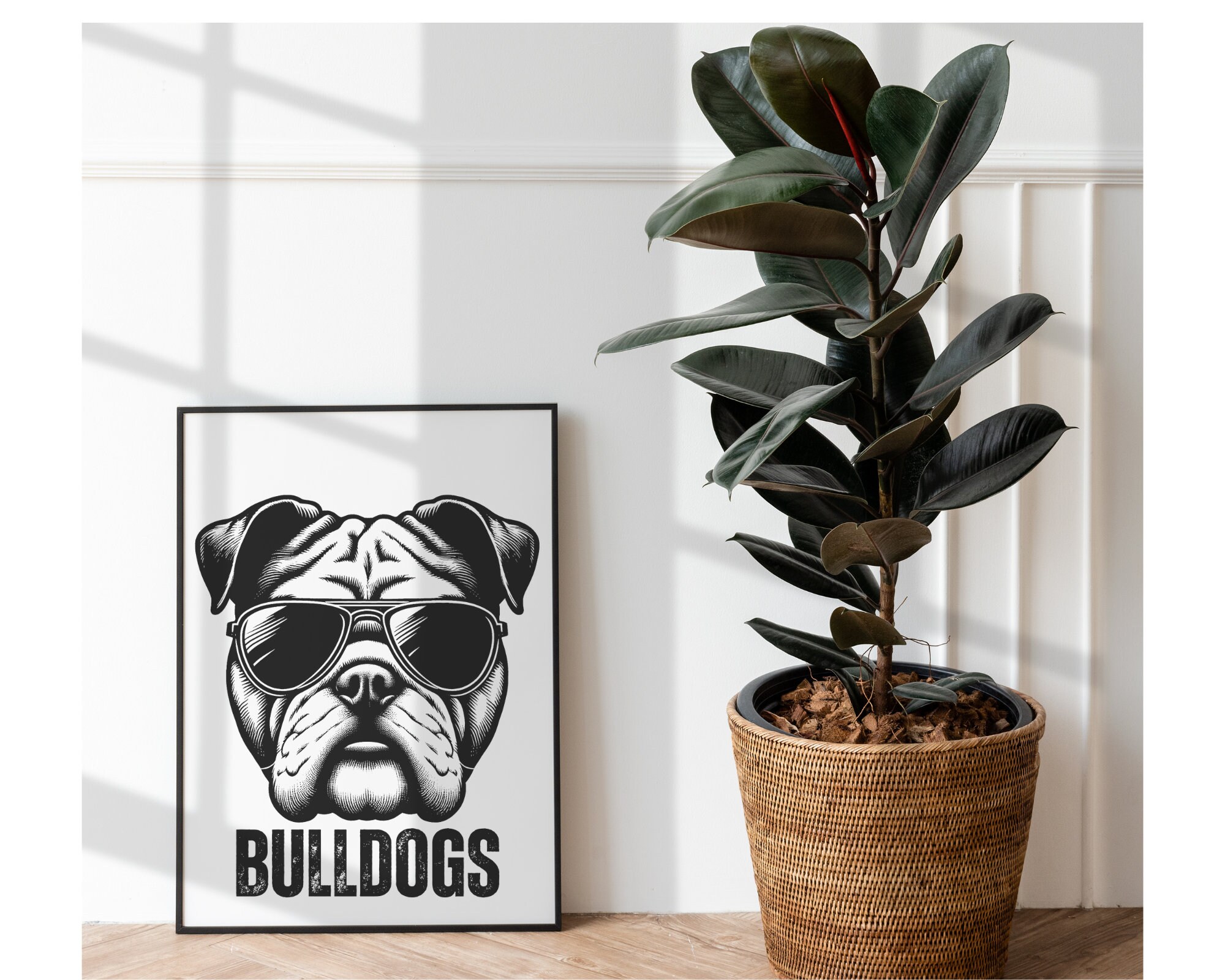 Bulldogs PNG JPEG Bulldogs Poster Bulldog Sublimation Print Shirt Dorm ...