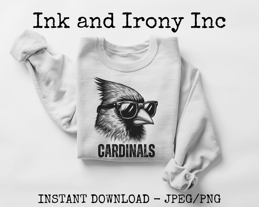 Cardinal PNG JPEG Cardinal Poster Cardinal Sublimation Print Shirt Dorm ...
