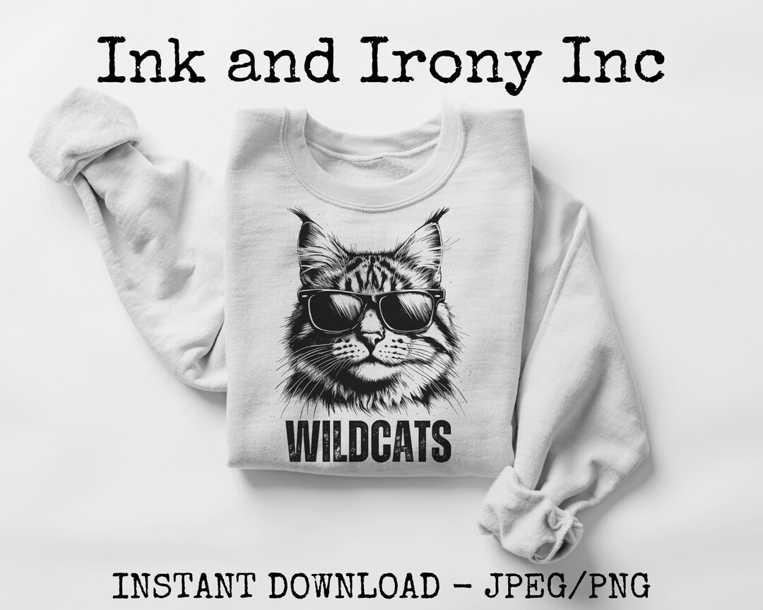 Wildcat PNG JPEG Wildcat Poster Wildcat Sublimation Print Shirt Wildcat ...