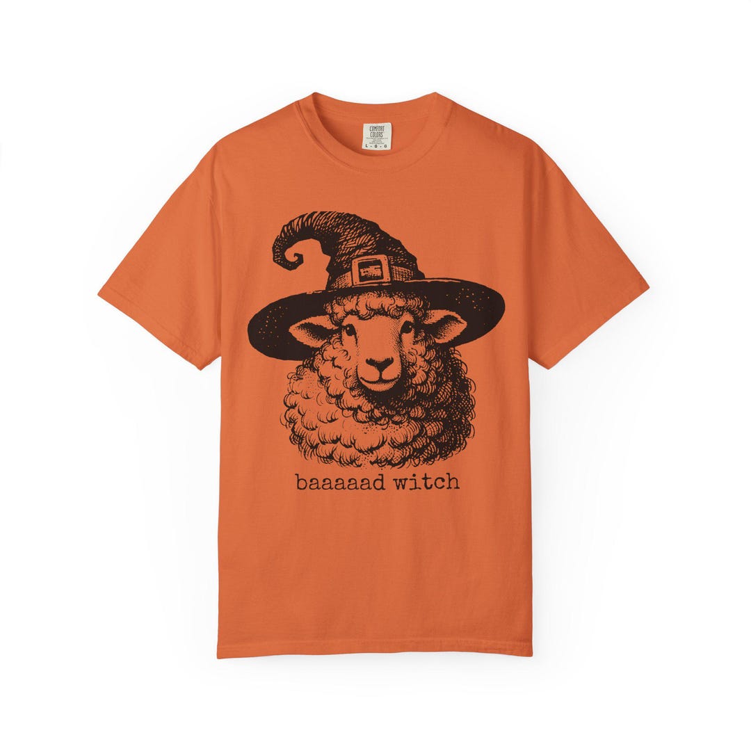 Halloween Sheep Witch Comfort Colors Halloween Sheep Shirt FFA Shirt 4H ...