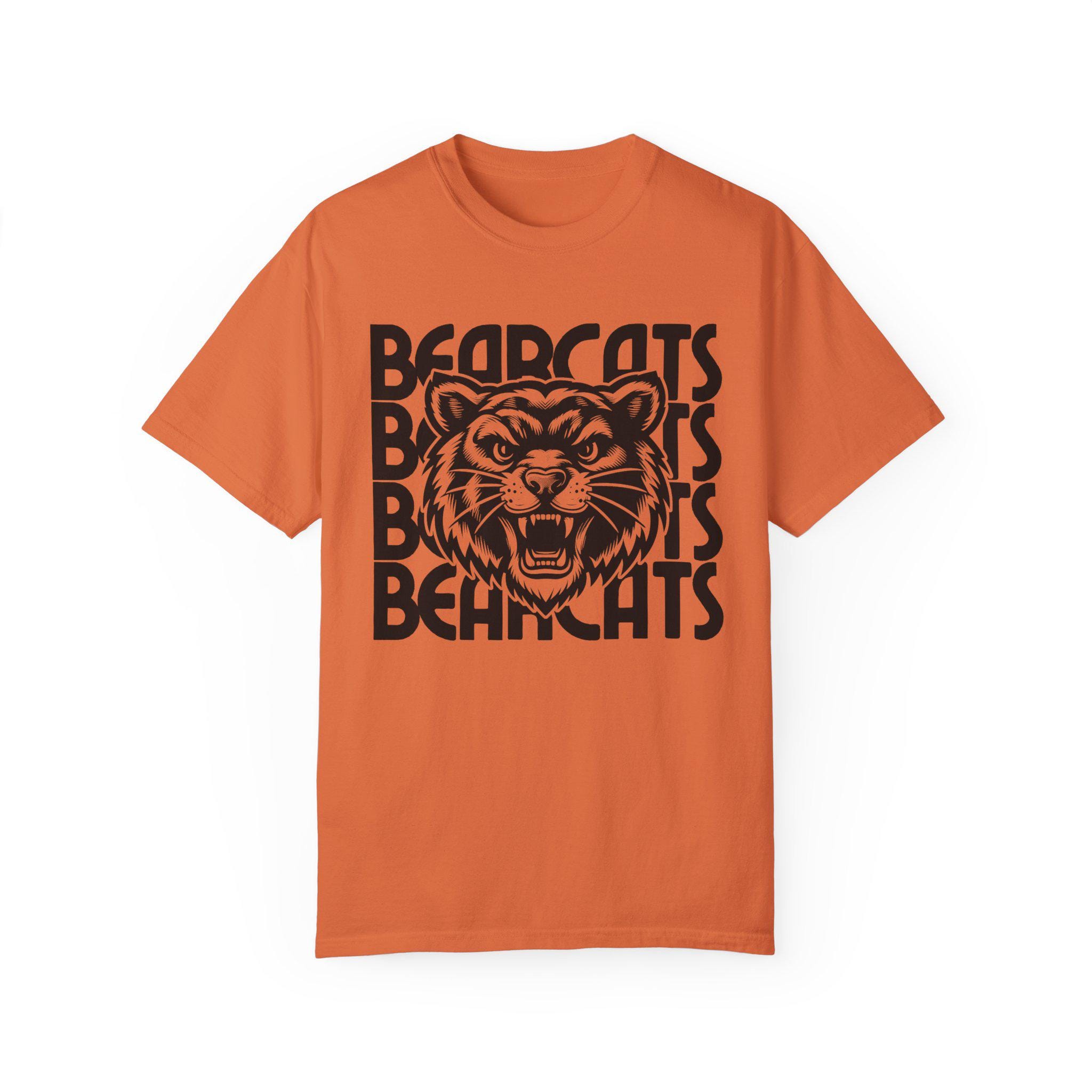 Bearcats Shirt Retro Bearcat Mascot Comfort Colors Bearcat Shirt Retro ...