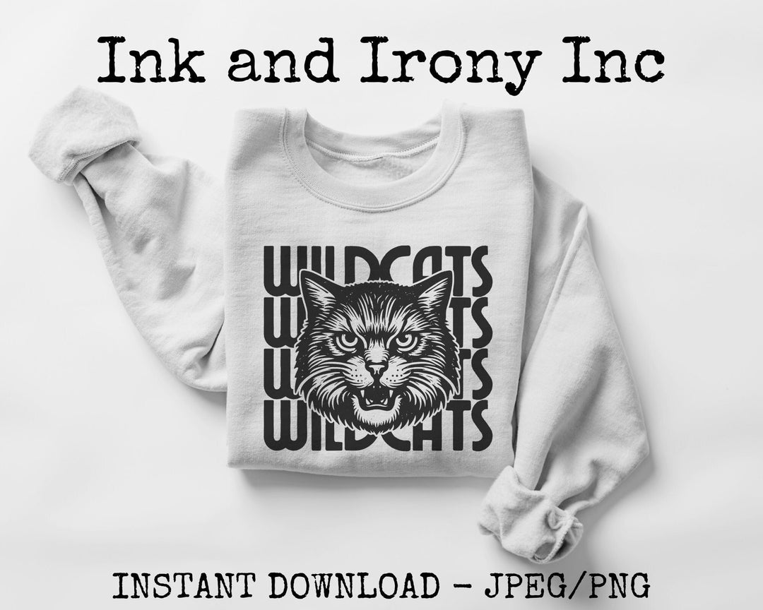 Wildcats PNG JPEG Wildcat Poster Wildcats Sublimation Print Shirt Dorm ...