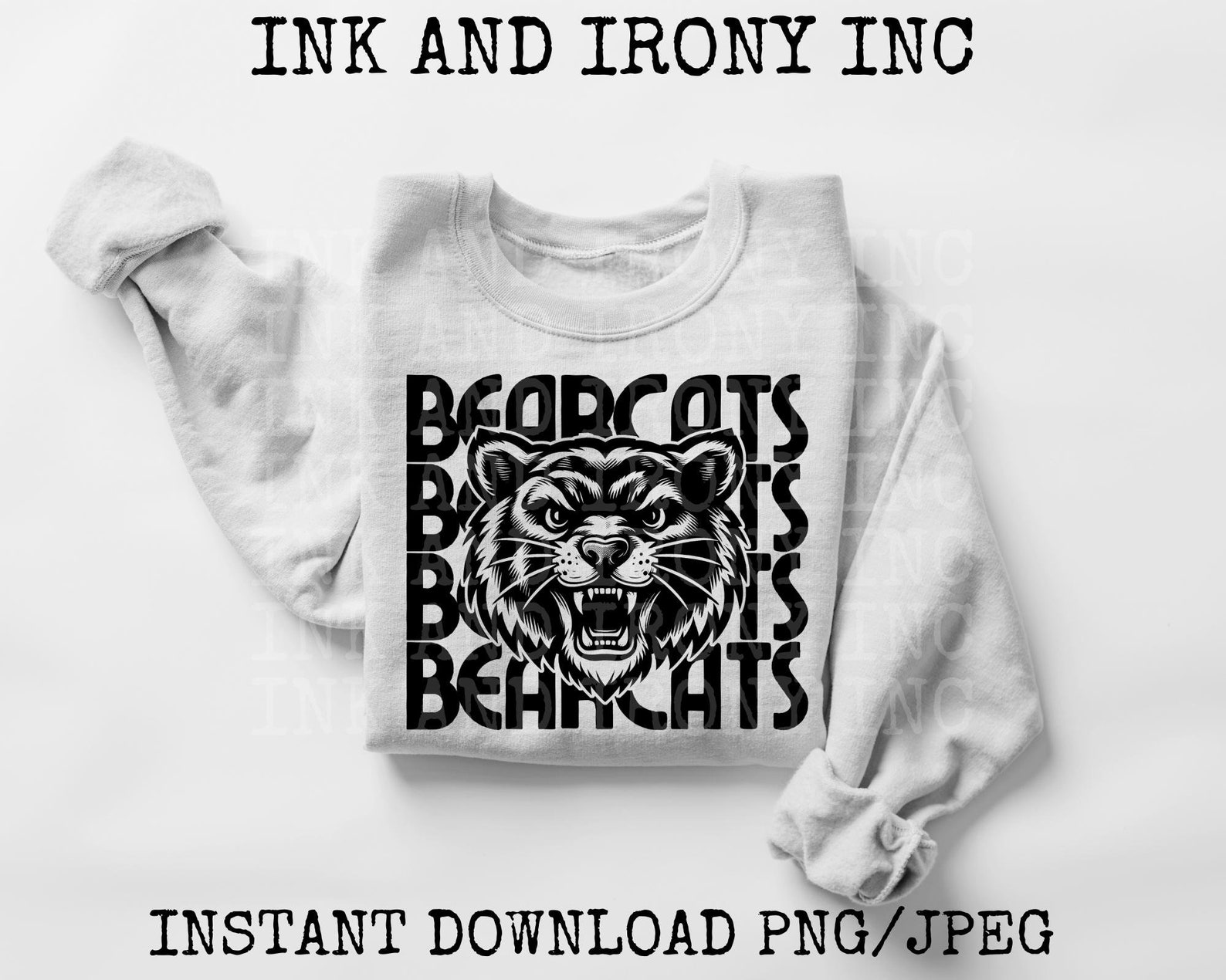 Bearcats PNG JPEG Bearcats Poster Bearcat Sublimation Print Bearcat ...