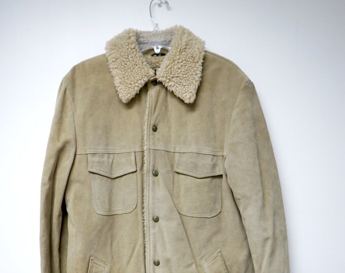 Tailored by A. Pollak . 60s 70s Suede Winter Jacket . Size 38 . 46 ...