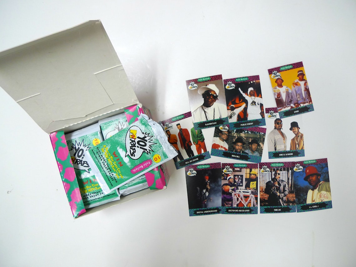 1991 YO MTV RAPS . 10 Proset Music Cards per Pack - Etsy
