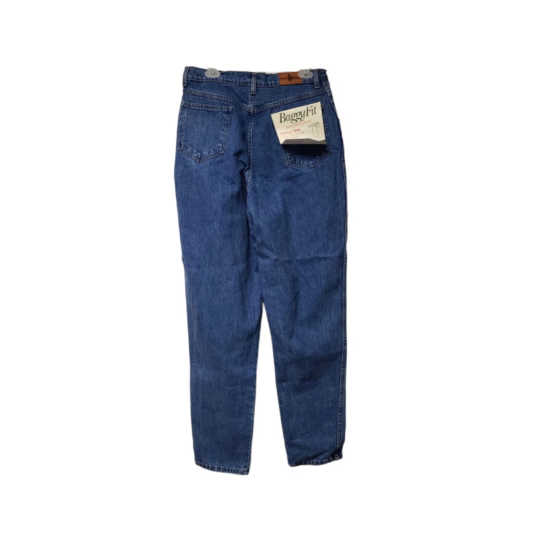 Deadstock 90s Hunt Club Baggy Fit High Rise Pleated Jeans . Size 14 ...