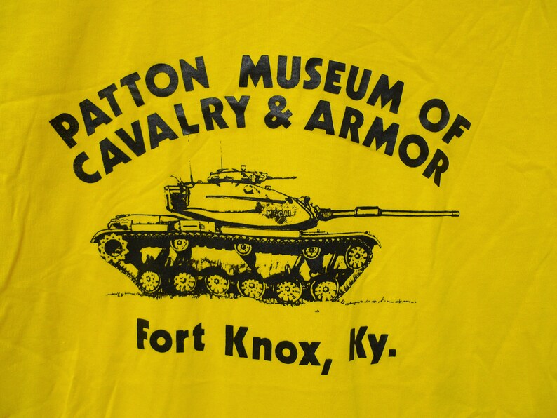 Patton Museum of Cavalry Armor , Fort Knox Kentucky . 80s Yellow ...