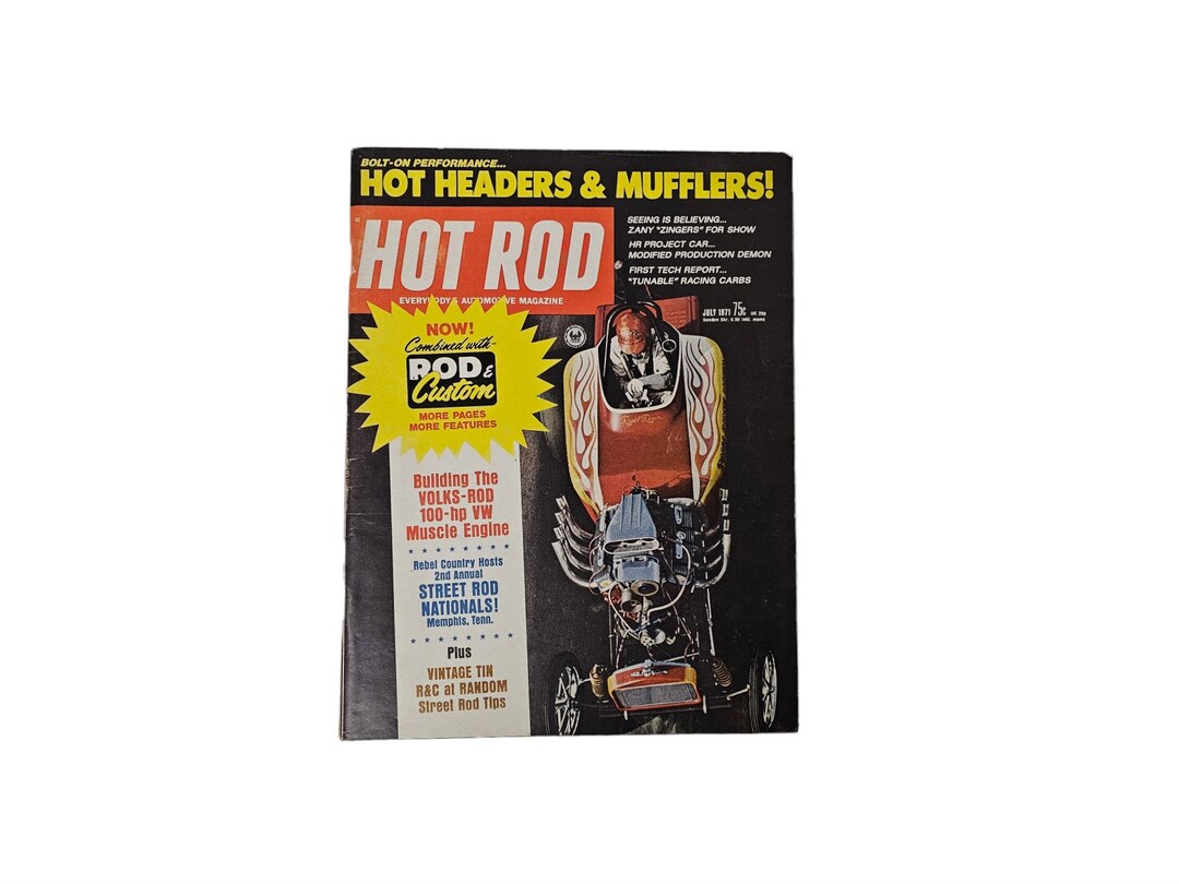 70s 1971 HOT ROD Everybody's Automotive Magazine . Back Issues . July, September or December - Etsy