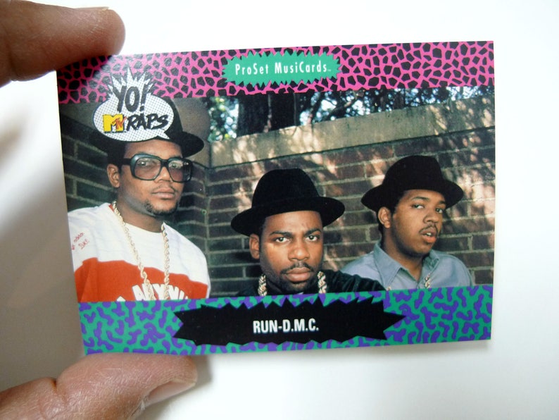 1991 YO MTV RAPS . 10 Proset Music Cards per Pack - Etsy