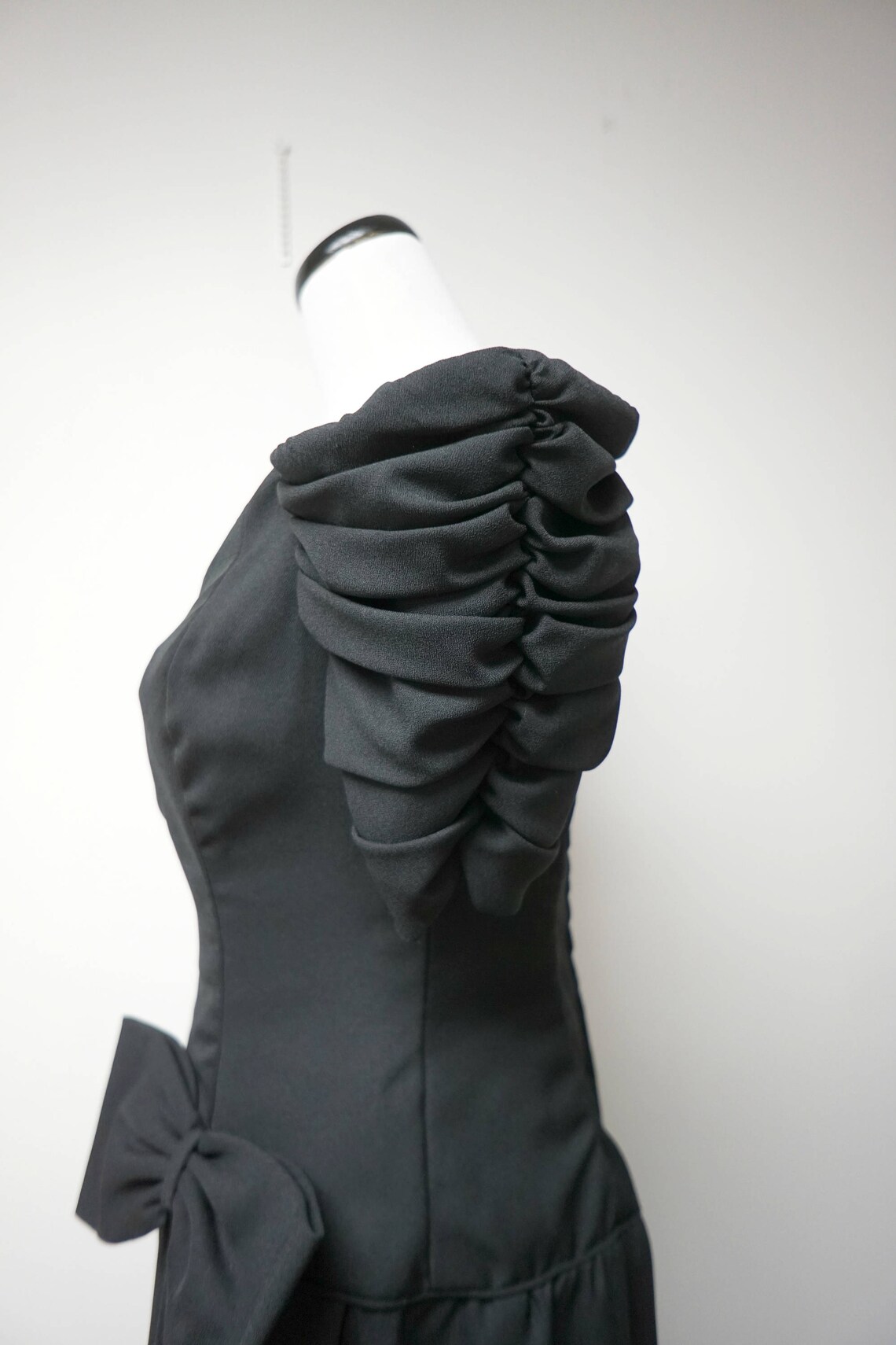 80s 90s off Shoulder . Long Torso . Overlap Asymmetrical . - Etsy