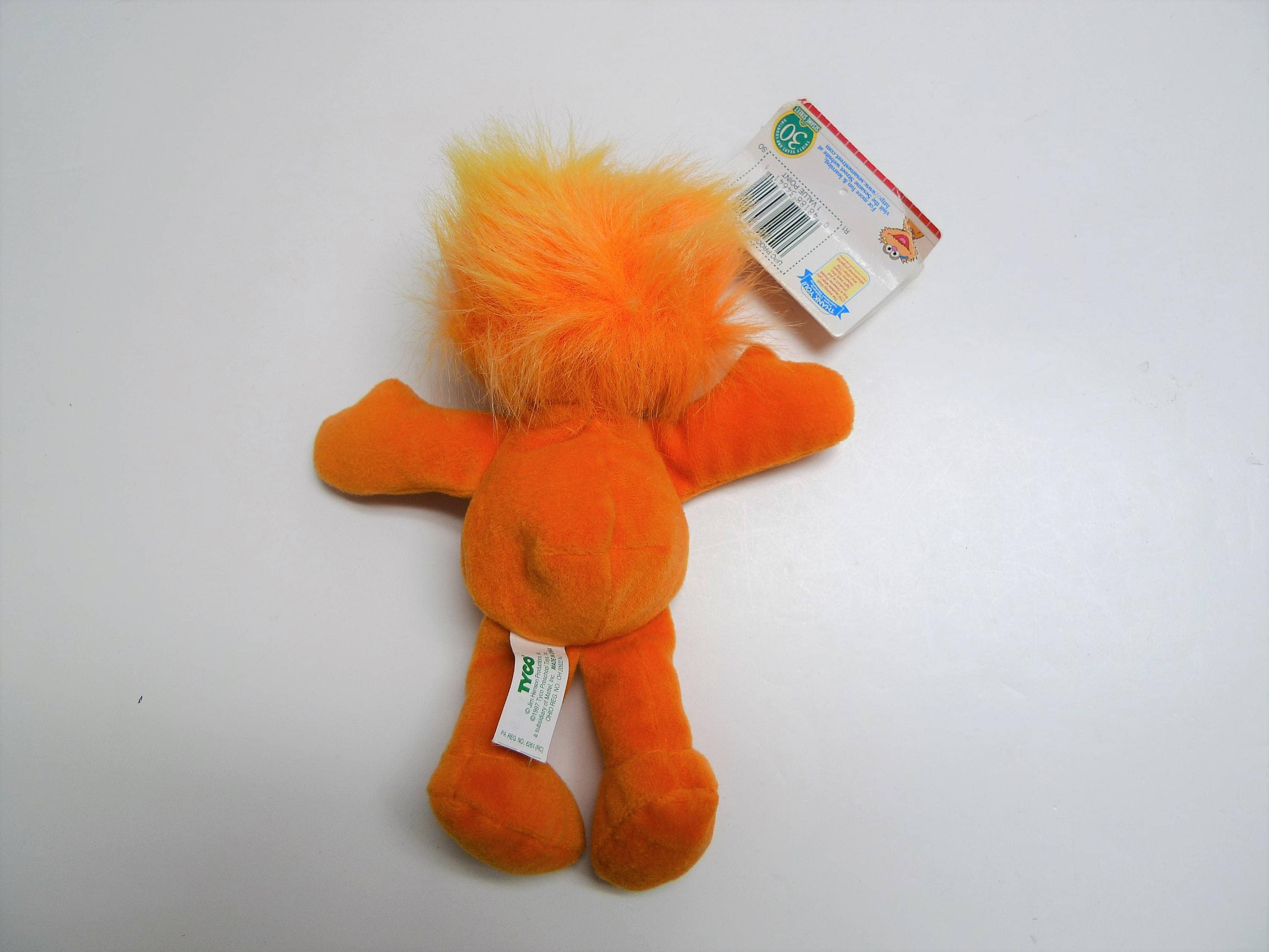 1997 DEADSTOCK! Zoe . Sesame Street Beans by TYCO Preschool Toys Inc ...
