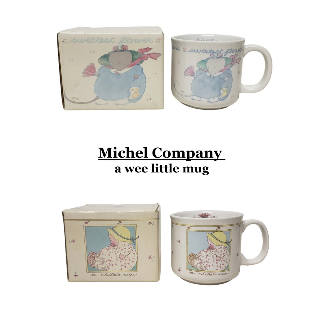 80s 90s Michel Company Wee Little Mug / Child's Cup . Made in Japan - Etsy