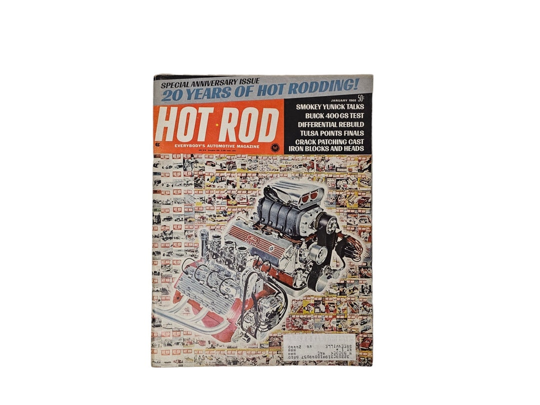 60s 1968 HOT ROD Everybody's Automotive Magazine . Back Issues - Etsy