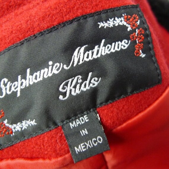 Stephanie Mathews Kids double breasted hooded coat - Gem