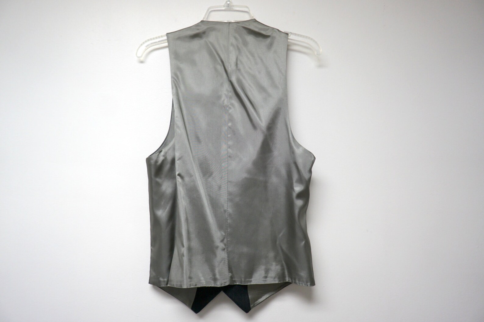 NEW With TAG!!! Johnny Carson Pinstripe Charcoal Gray Men's Vest . Long ...