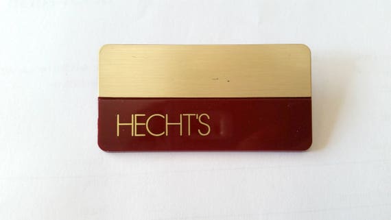 Hecht's Department Store Employee Pin / Costume | Etsy
