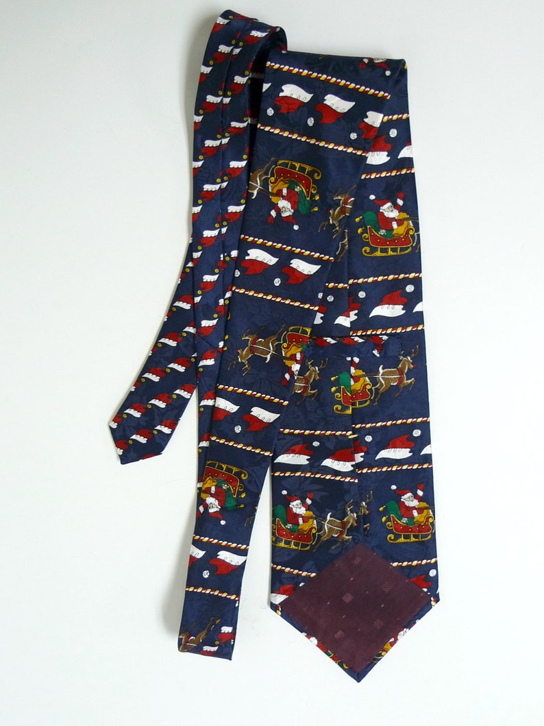 MIDNIGHT at CHRISTMAS . Holiday Silk Necktie - Etsy