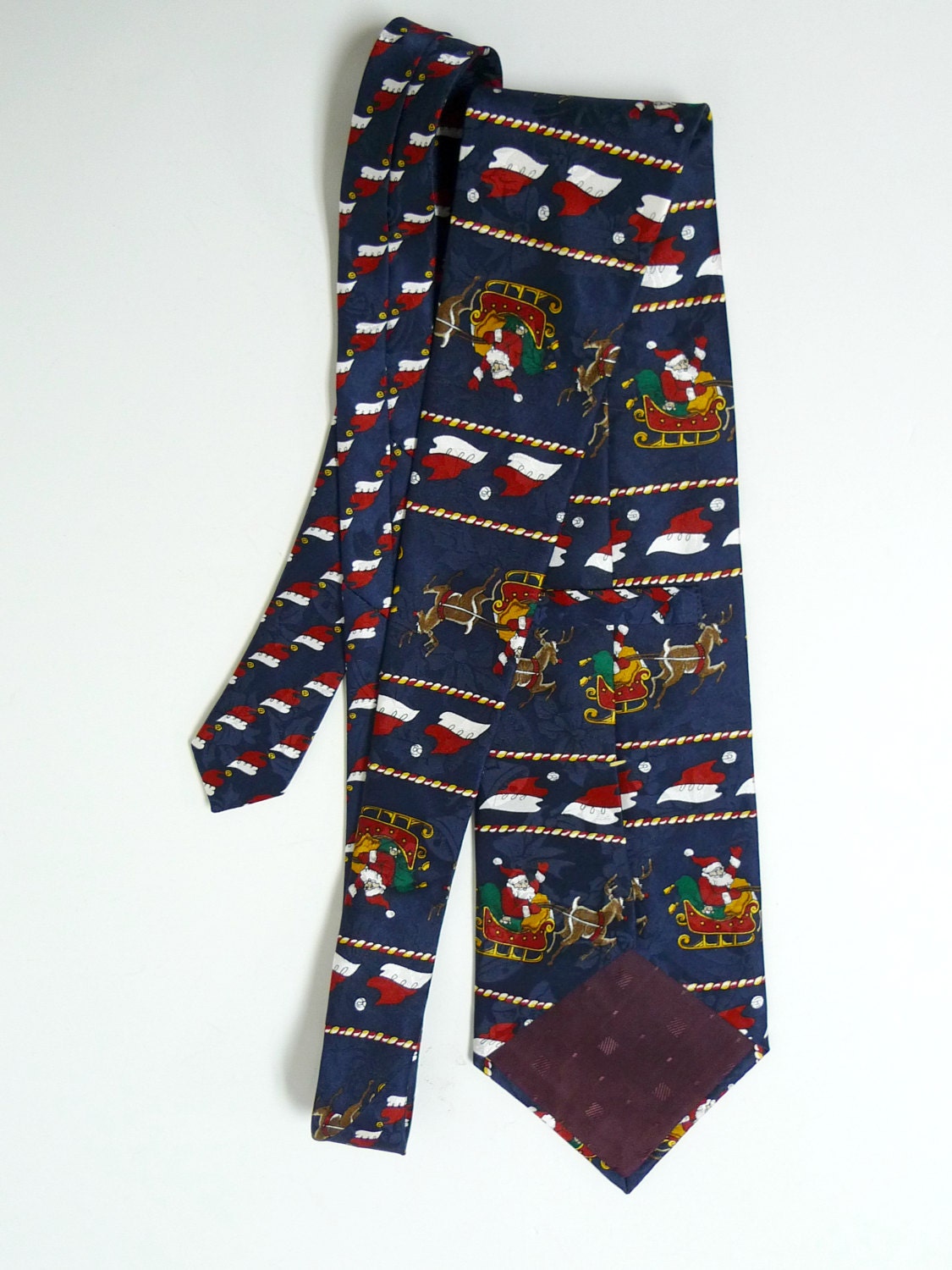 MIDNIGHT at CHRISTMAS . Holiday Silk Necktie - Etsy